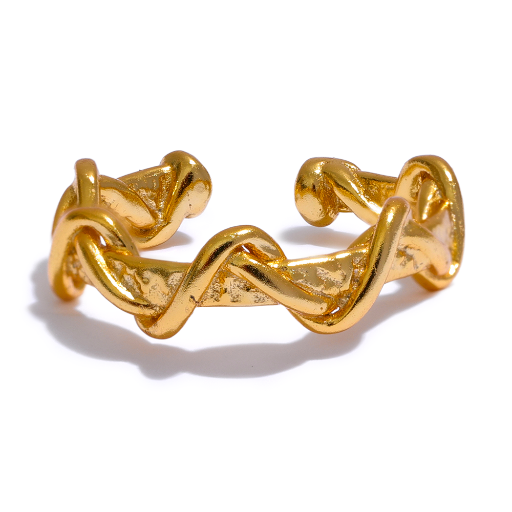 Yhpup Official Store | Yhpup 084 Sterling Silver Twisted Geometric Ear ...
